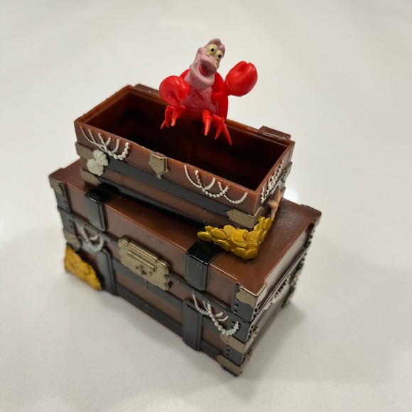 Toys | Rare Disney The Little Mermaid Sebastian Lobster Treasure Chest ...